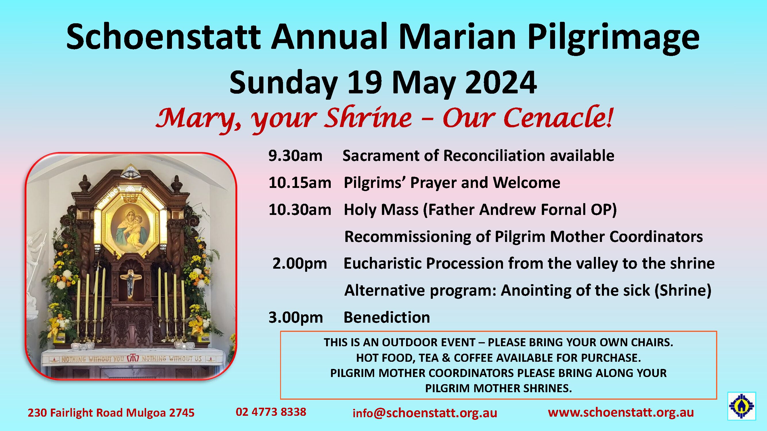 Annual Marian Pilgrimage - Schoenstatt Australia
