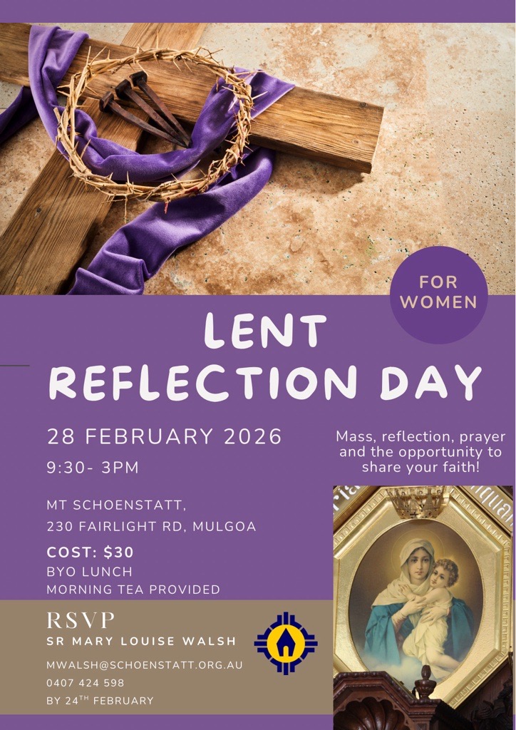 Lent Reflection Day for Women - Schoenstatt Australia